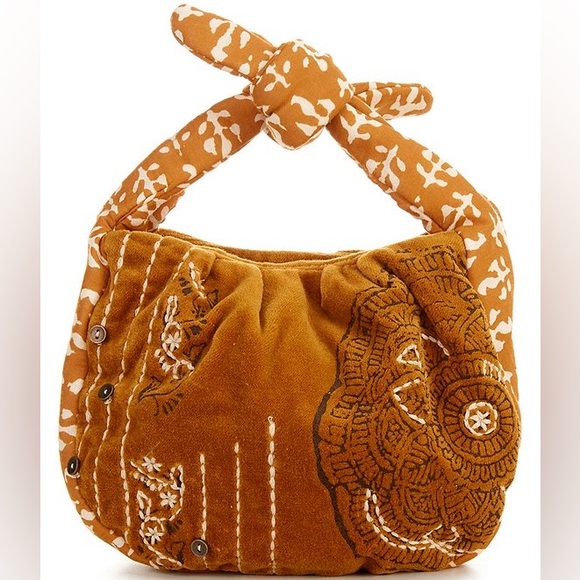 Free People | Bags | Free People Aria Mini Velvet Slouchy Bag | Poshmark